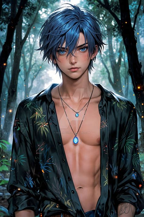 1606 Anime Twink In Fantasy Setting And Open Shirt By Deviant1279 On