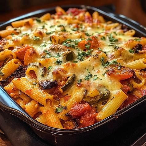 Baked Ziti With Roasted Vegetables 9 Ingredients Best Delicious