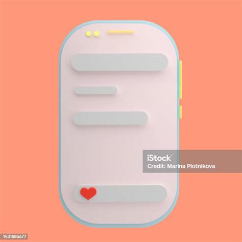 3d 렌더링 일러스트 스마트 폰 응용 프로그램 및 소셜 미디어 개념 통신 메신저 3d 일러스트레이션 3차원 형태에 대한 스톡 사진 및 기타 이미지 Istock