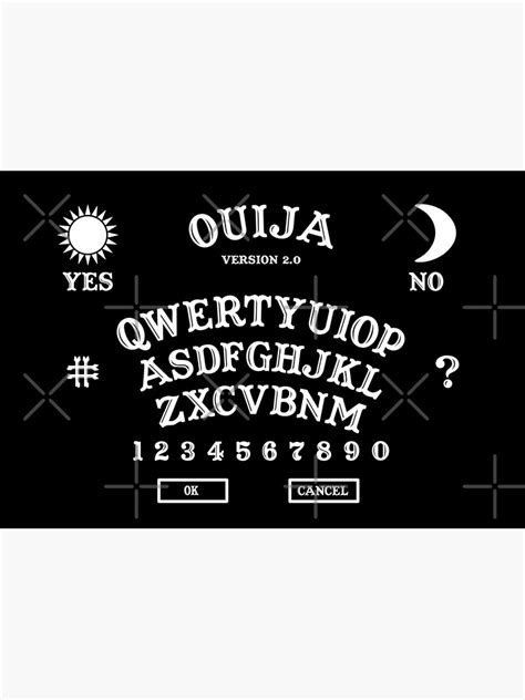 OUIJA BOARD VERSION 2 0 QWERTY KEYBOARD Hardcover Journal For Sale By