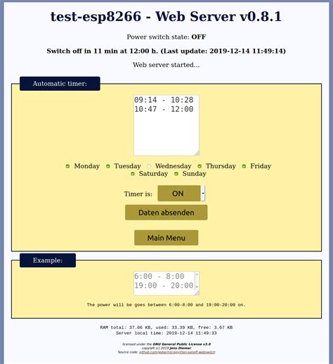 Github Jediemicropython Sonoff Webswitch Micropython Project To
