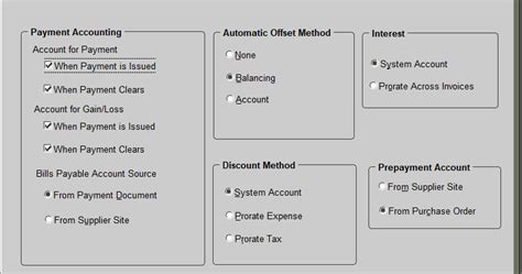 Oracle Applications Blog Payables Options Setup In Oracle How To Configure Oracle Payables