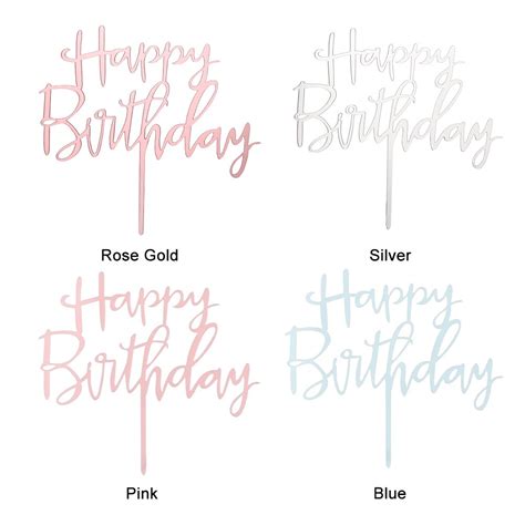 1pc Acrylic Baking Cake Insert Decor Party Decorat Grandado