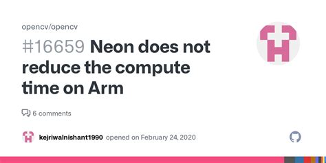 Neon Does Not Reduce The Compute Time On Arm Issue Opencv Opencv GitHub