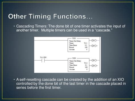 introduction to plc timers and timing functions