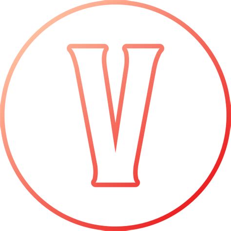 Letter V Free Education Icons