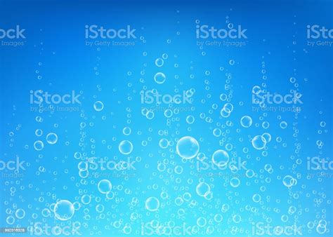 해저 블루 Fizzing 공기 물 또는 산소 거품 텍스처 벡터 3차원 형태에 대한 스톡 벡터 아트 및 기타 이미지 3차원 형태 기체 물리 구조 기포 Istock