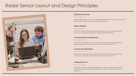 Radar Sensor Layout And Design Principles Automotive Radar Layout Ppt