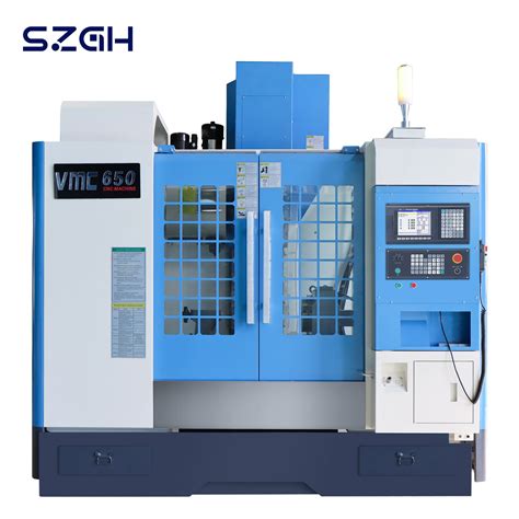 High Precision 3 Axis Vmc Cnc Milling Machine Single Spindle With Bt30 Taper Szgh Control System