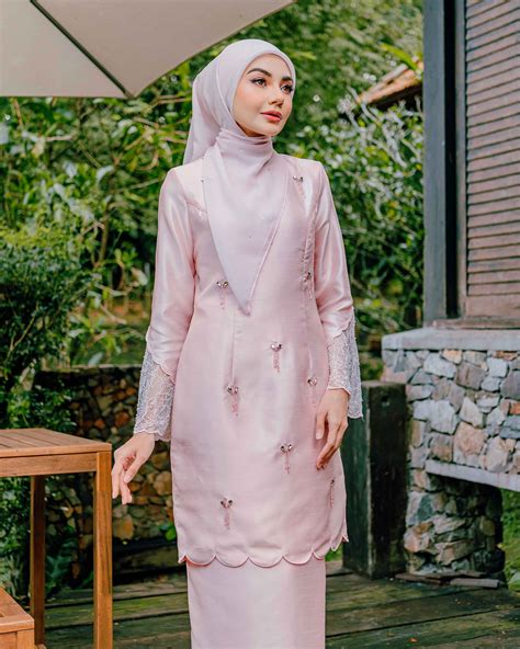 Bh10 Kurung Thalia Soft Pink