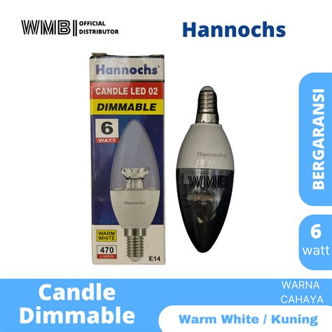 Jual Lampu Hannochs Dimmable Led W Watt Warm White Kuning Shopee Indonesia