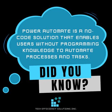 Tech Efficiency Solutions Inc On Linkedin Powerautomate Automation Innovation