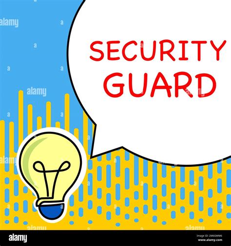 Text Caption Presenting Security Guard Word Written On Tools Used To Manage Multiple Security