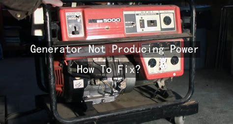 Generator Not Producing Power How To Fix It BISON