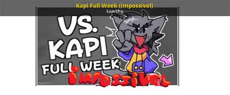 Kapi Full Week Impossivel Mod For Friday Night Funkin Fnf Mods