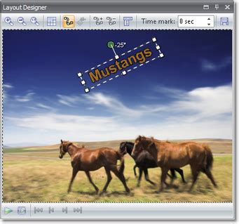 Design Options In Aquasoft Slideshow Text Animations Rotating Text Slideshow