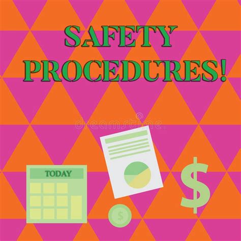 Handwriting Text Writing Safety Procedures Concept Meaning Follow