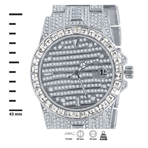 Exquisito Hip Hop Metal Watch 563151 Watches International Llc