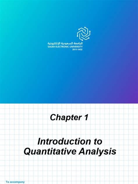 Introduction To Quantitative Analysis Pdf Statistics Analysis