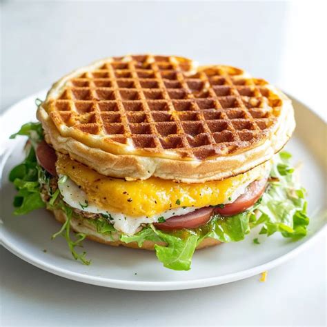 Savory Buttermilk Waffle Breakfast Sandwich An Amazing Ultimate Recipe