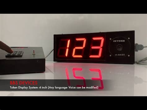Token Display System Restaurant Token Number Display Manufacturer From Chennai