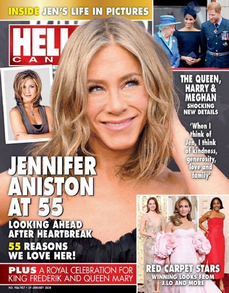 Jennifer Aniston Hello Magazine 29 January 2024 Cover Photo Canada