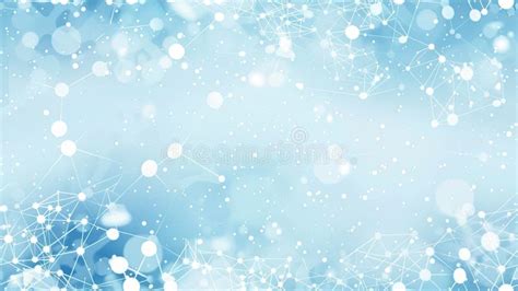 An Abstract Digital Network With Glowing Blue Nodes Connected By White