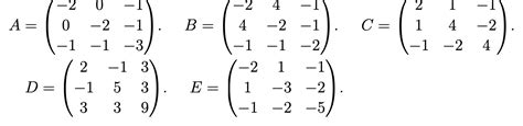 Solved Determine Whether The Following Matrices Are Positive