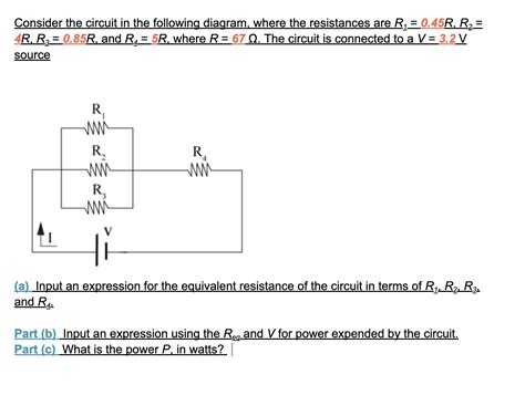 Solved Consider The Circuit In The Following Diagram Where