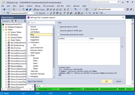Operations With Aliases