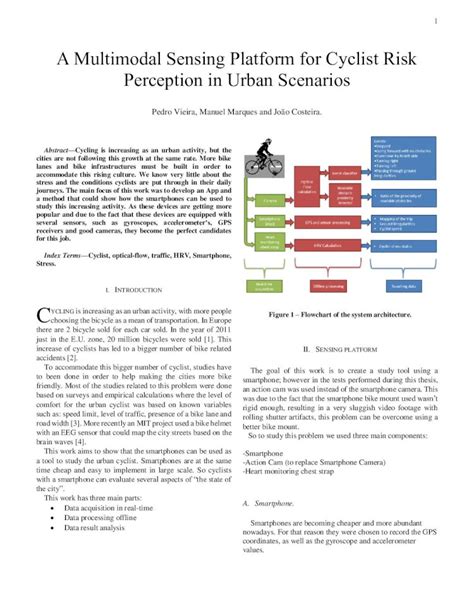 Pdf A Multimodal Sensing Platform For Cyclist Risk Perception