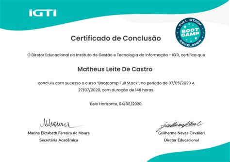 GitHub matheuslei Certificados Repositório para certificados