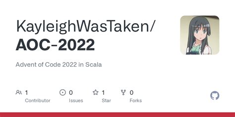 Github Kayleighwastakenaoc 2022 Advent Of Code 2022 In Scala