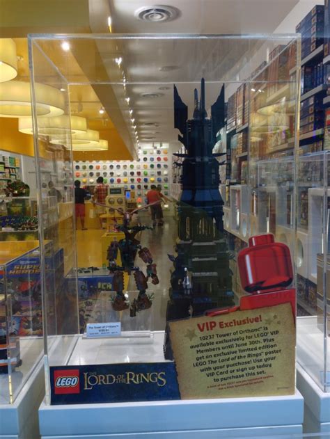 LEGO Tower Of Orthanc 10237 Set Display Photos At The LEGO Store Bricks And Bloks