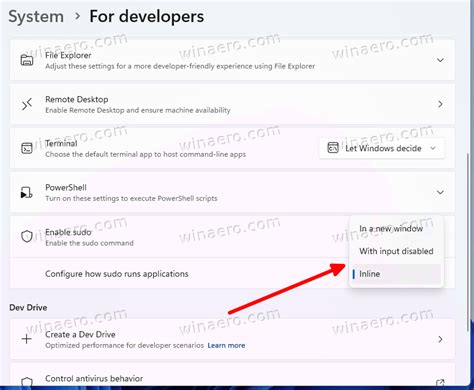 how to enable sudo for windows