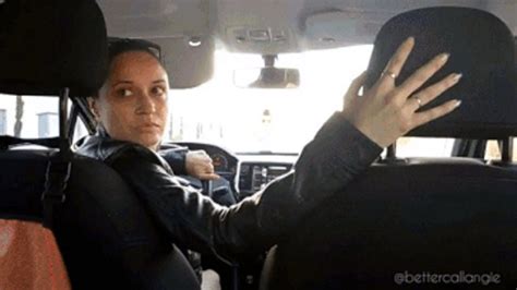 A Long And Intense Car Reverse Driving From The Back Seat And The Passenger Seat Angles Enjoy