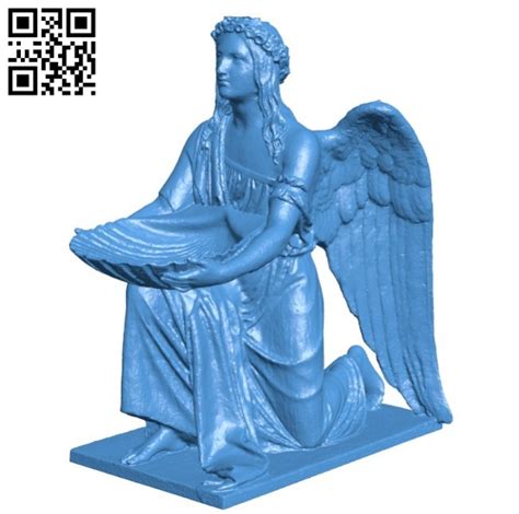 Angel B006190 Download Free Stl Files 3d Model For 3d Printer And Cnc Carving Download Free