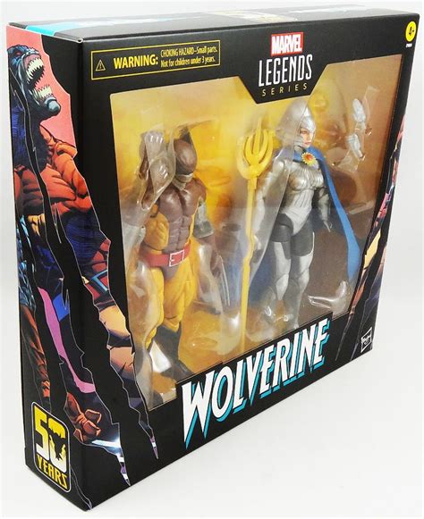 Marvel Legends Brood Wolverine And Lilandra Neramani Wolverine 50 Years Series Hasbro