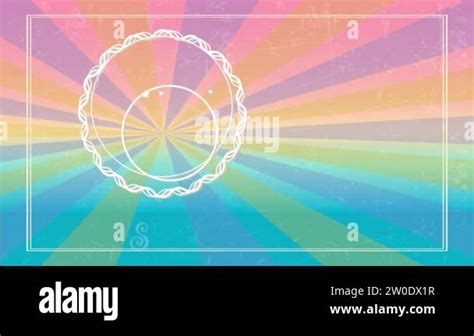 Bounce Spring Scale And Slide Animation Of Summer Seashore Surfboard