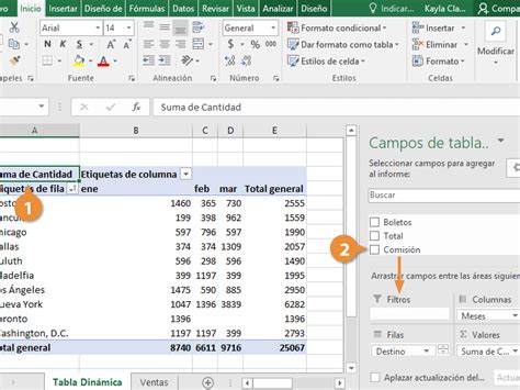 filtro de tabla dinámica qué es y cómo utilizarlo para analizar datos