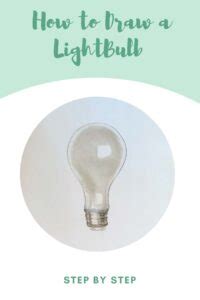 How To Draw A Lightbulb With Shading Tips Basicdraw Com