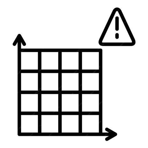 Premium Vector Risk Matrix Vector Illustration Style