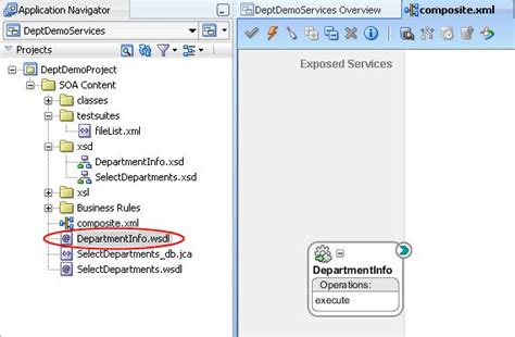 oracle 11g soa suite service enable a query using the database adapter