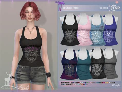 The Sims Resource Marinis T Shirt Sims 4 Sims Sims 4 Clothing