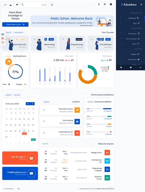 Eduadmin Rtl Bootstrap 5 Admin Dashboard With Admin Template