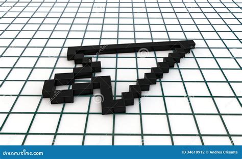 Mouse Cursor Stock Illustration Illustration Of Pixel