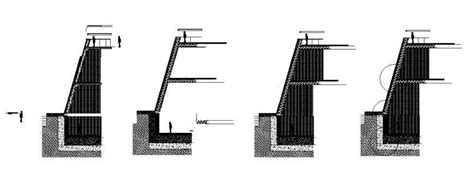 Section Detail Of Construction Unit D View Layout File In Dwg Format