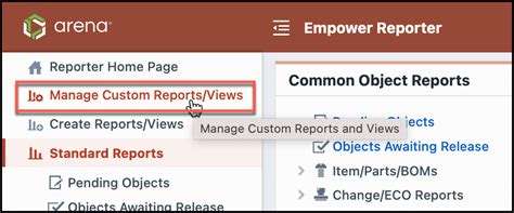 Displaying Reports Empower Help