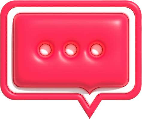 3d Speech Bubble Chat With Dots Inside Message Notification Icon Bubble Chat 3d Render