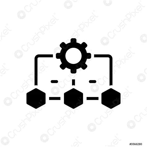 Workflow Process Stock Vector 3566280 Crushpixel